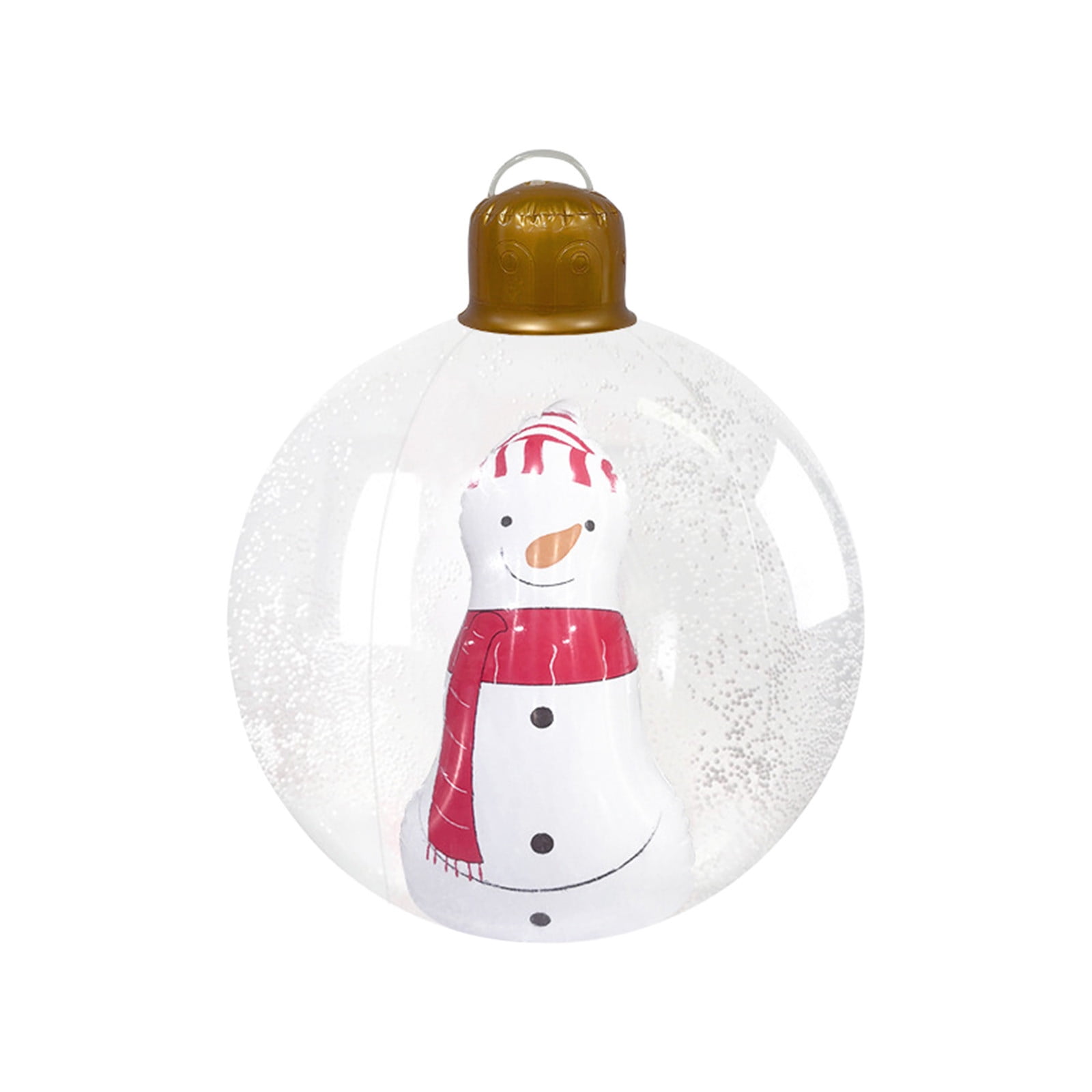 C Thickened Pvc Inflatable Christmas Ball, Transparent Holiday ...