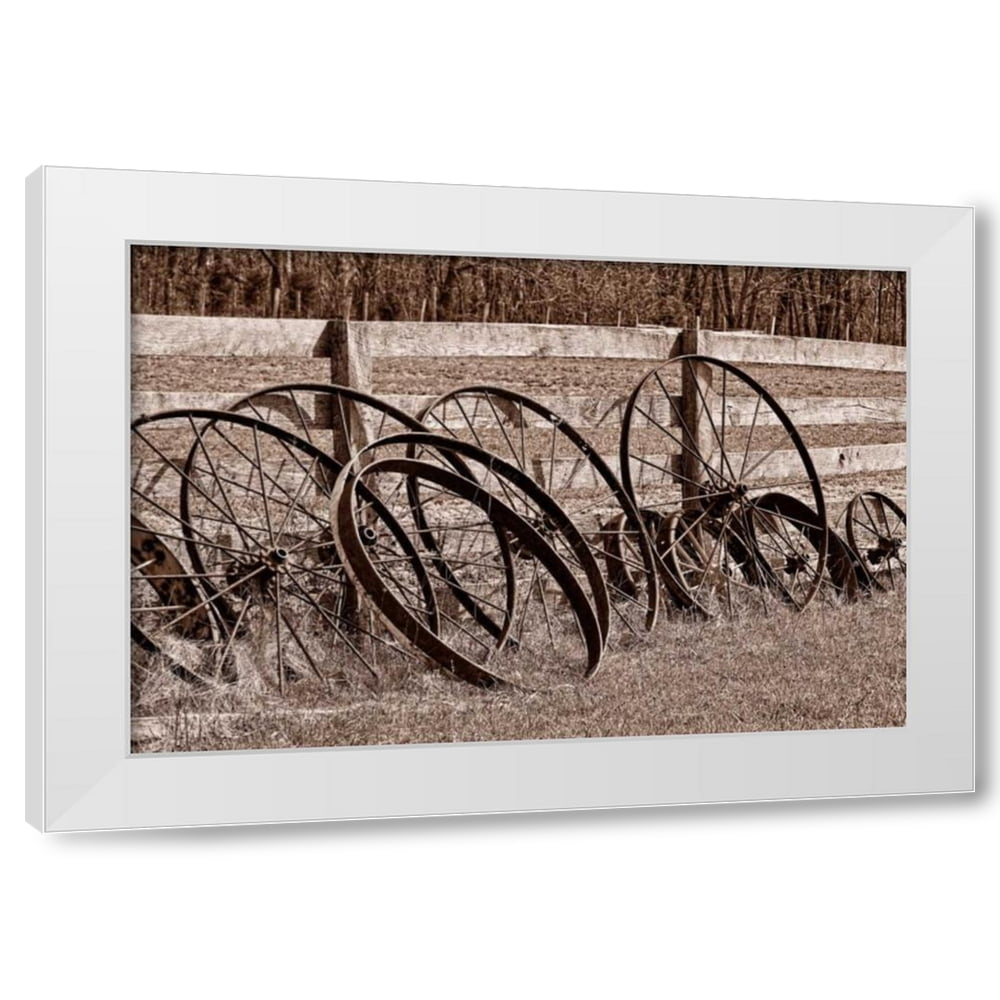 C. Thomas McNemar 14x11 White Modern Wood Framed Wall Art Titled ...