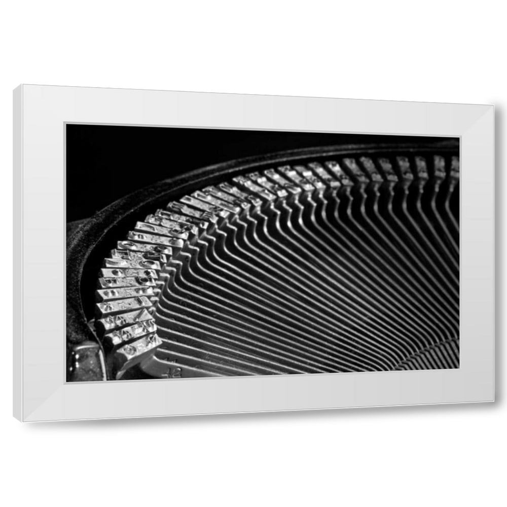C. Thomas McNemar 4x24 White Modern Wood Framed Wall Art Titled ...