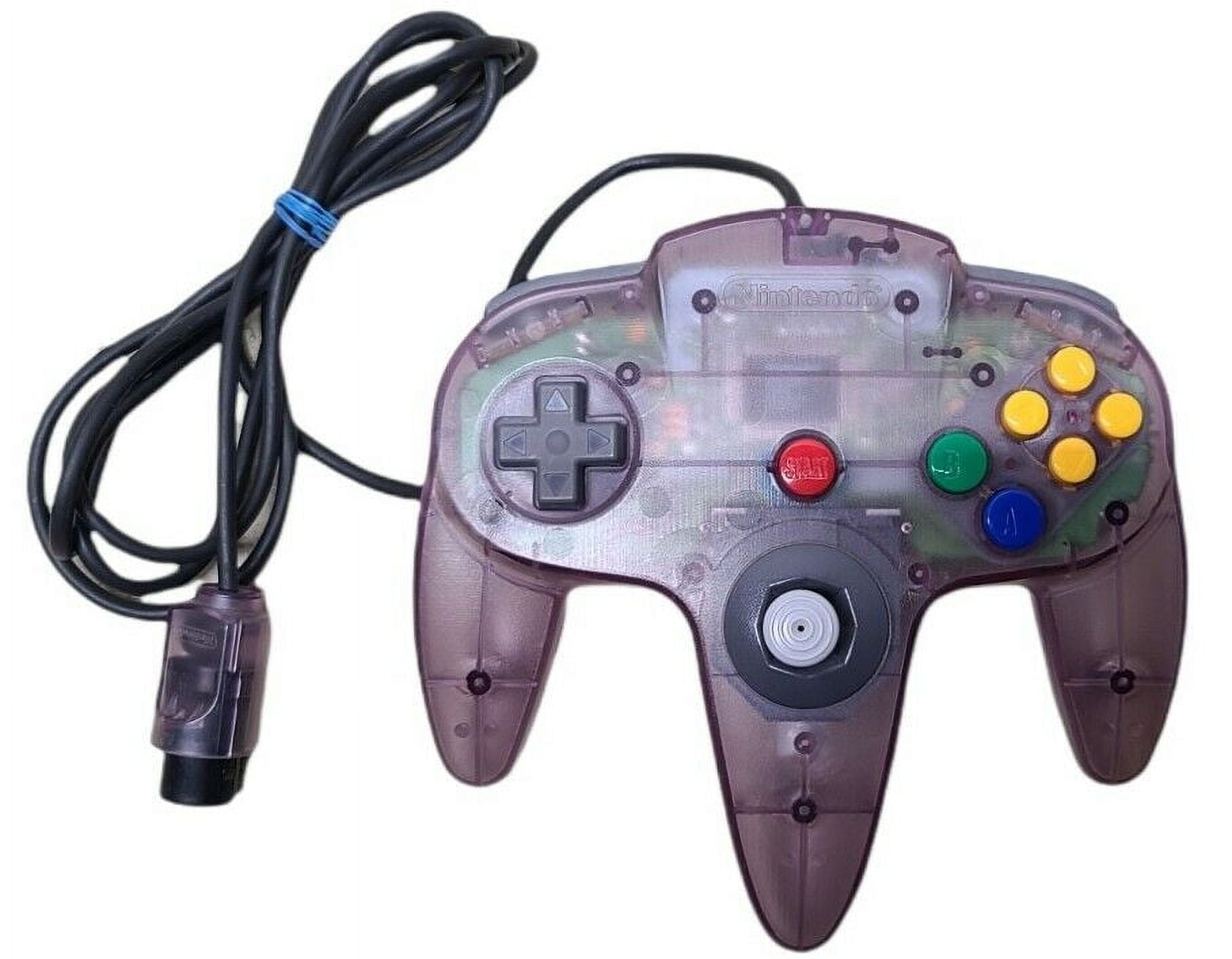 Nintendo 64 Authentic OEM Clear Purple ATOMIC Controller with TIGHT ...