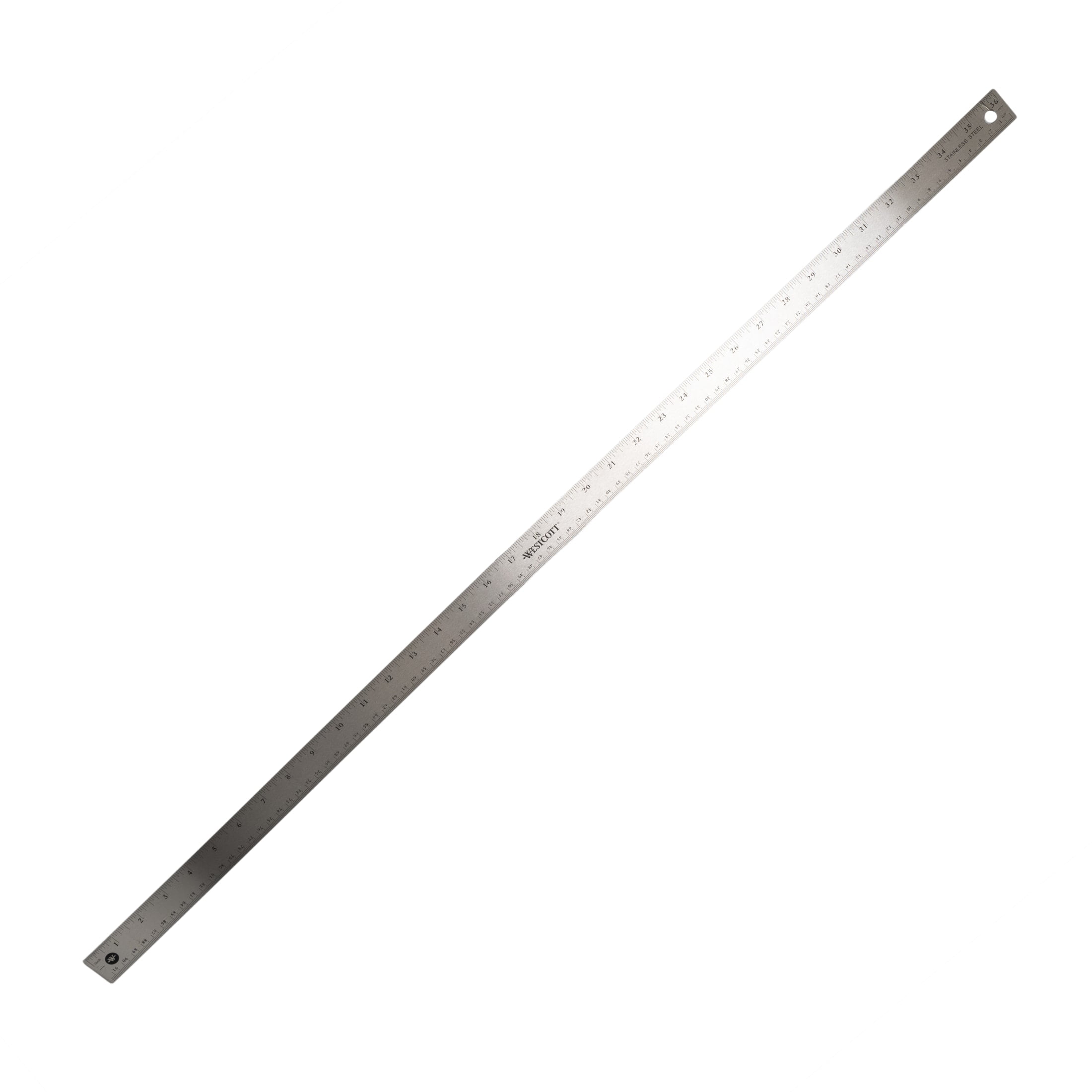 C-Thru Flexible Stainless Steel Ruler, 36in - Walmart.com
