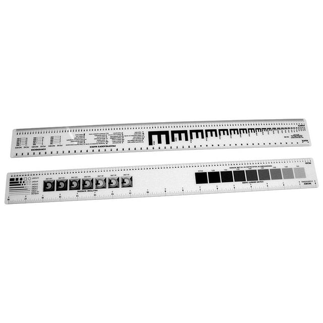 C-Thru Graphic Arts Ruler, 2in x 18in - Walmart.com
