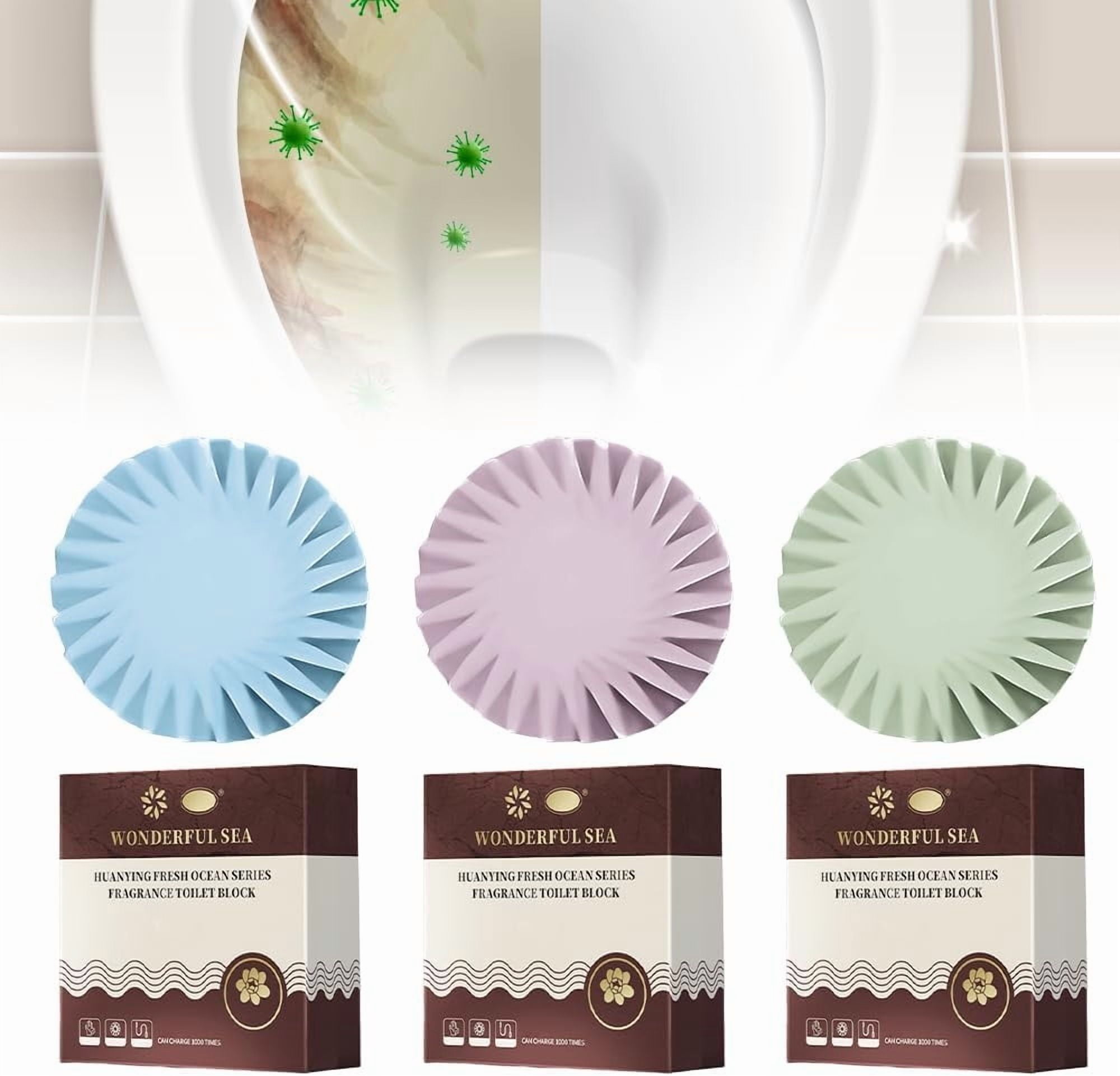 C Toilet Bowl Deodorizer Tablets, Long-Lasting Scented Cleaning Blocks ...