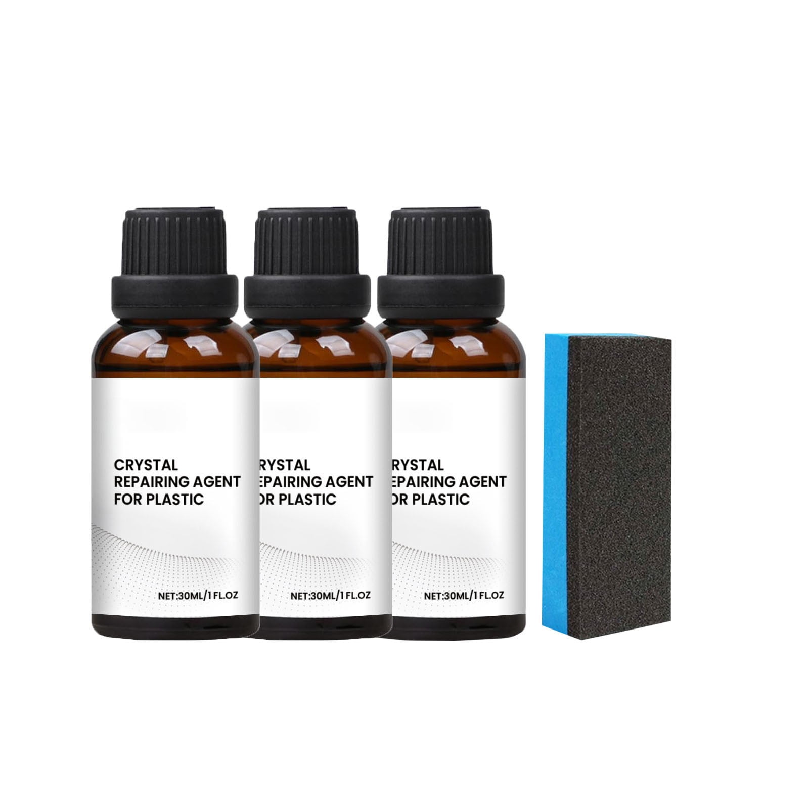 C Triple Strength Plastic Refinishing Kit 90Ml Automotive Surface Restorer Hydrophobic ...