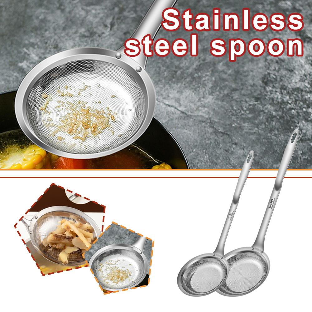 C Type 304 Stainless Steel Oil Filter 9cm Stainless Steel Colander Oil ...