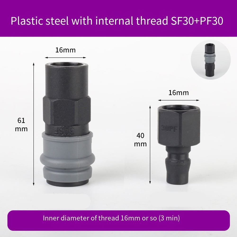 C-Type Self-Locking Quick Connector for Compressor Pneumatic Fittings ...