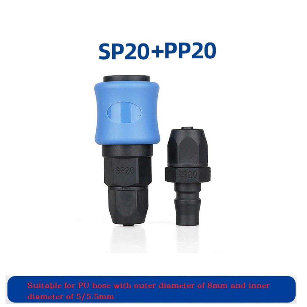 C-Type Self-Locking Quick Connectors Kit Compressor Pneumatic Fittings ...