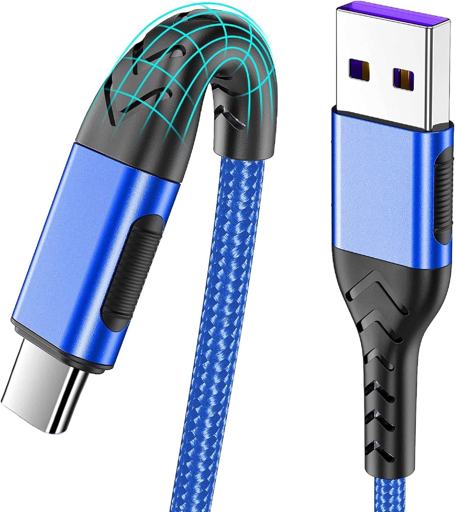 C , Upgarded 2Pack 10ft 10 Type C Cord , 10 Foot Type C Braided ...