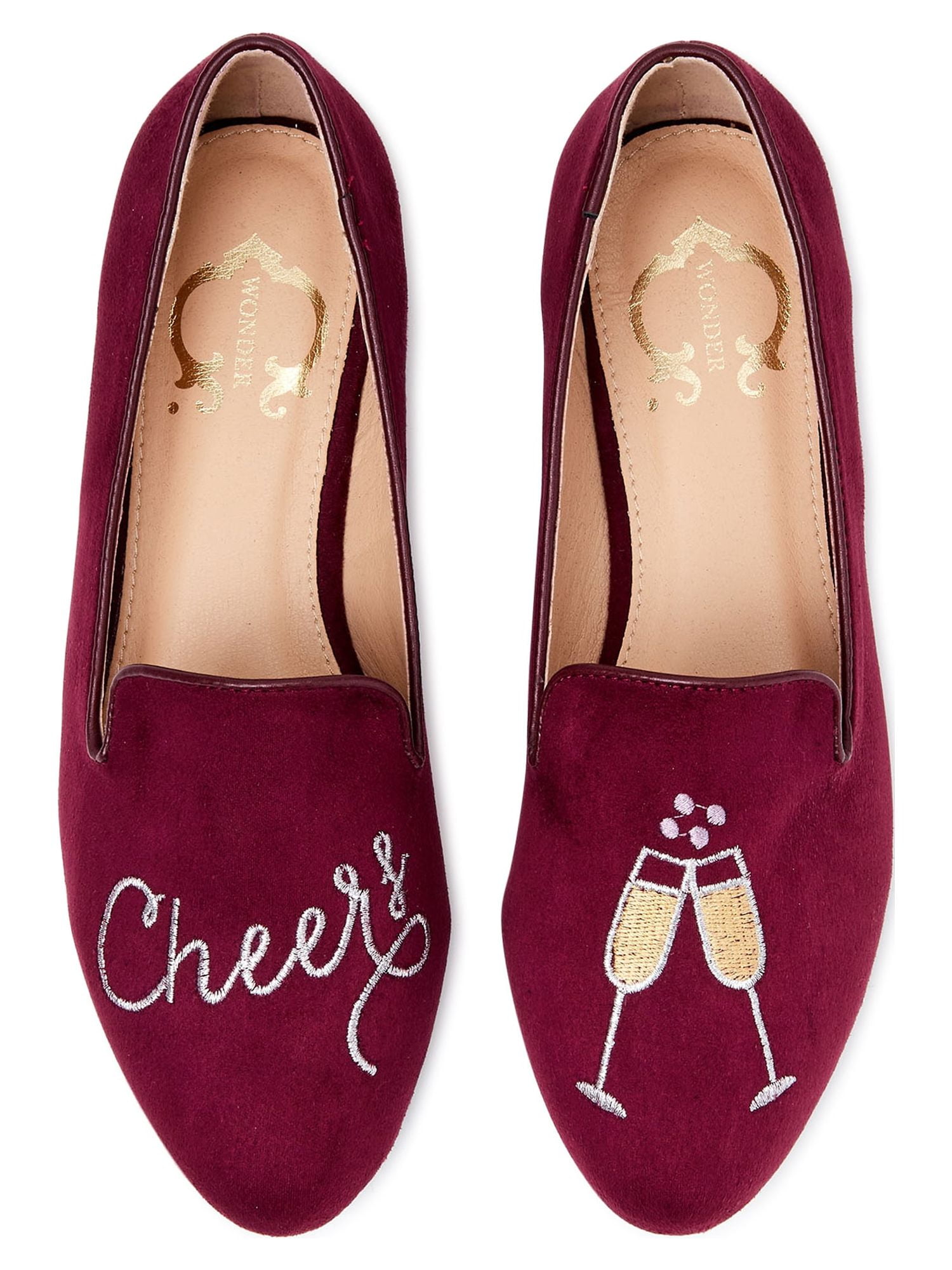 C. Wonder Women's Conversational Smoking Flat - Walmart.com