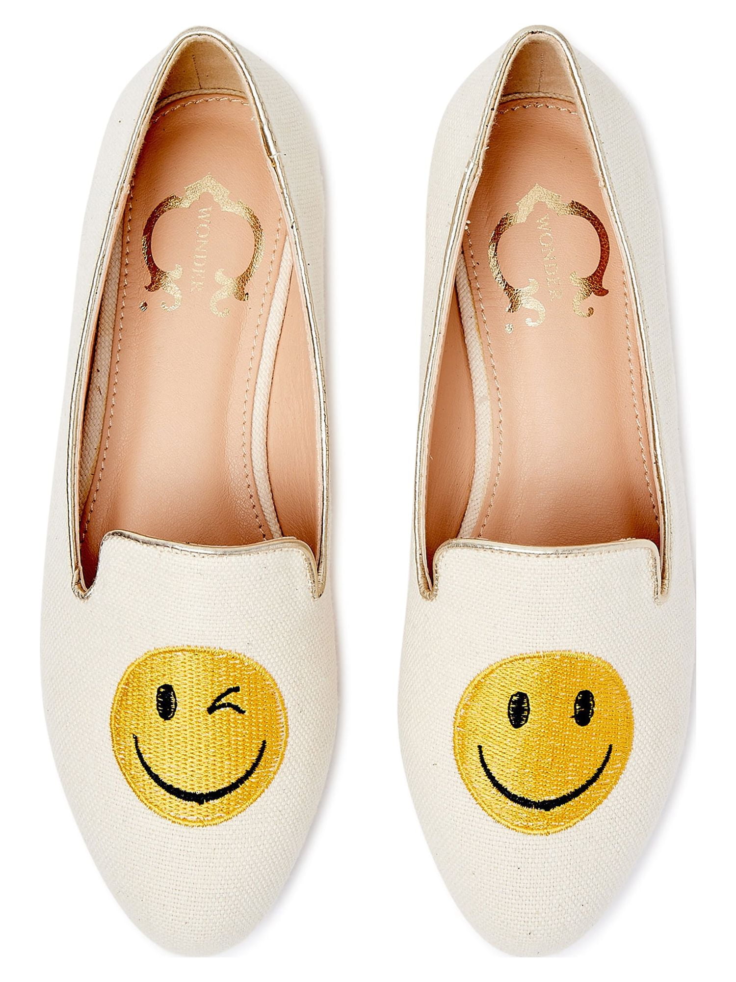 C. Wonder Women's Embroidered Smoking Flat - Walmart.com