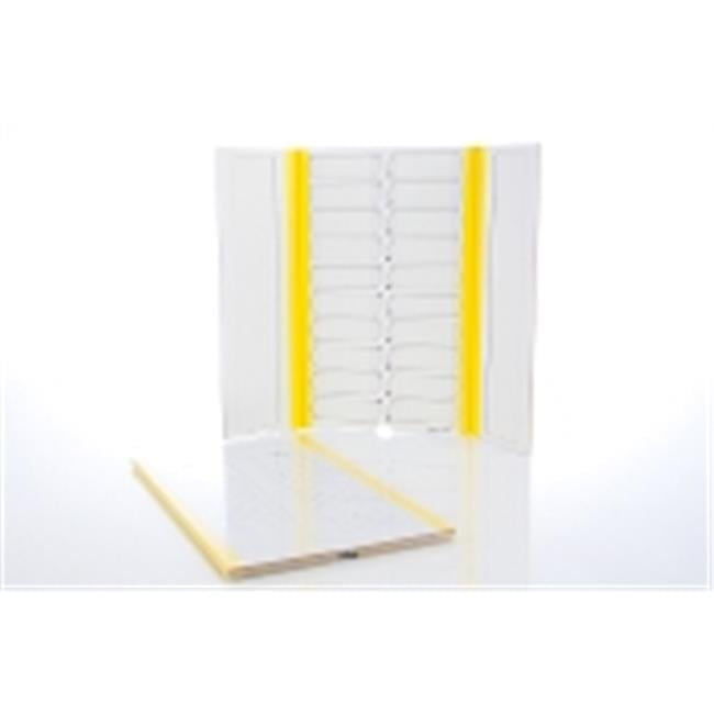 C and A Scientific MSL-29 20 Capacity Slide Folder- Yellow - Walmart.com