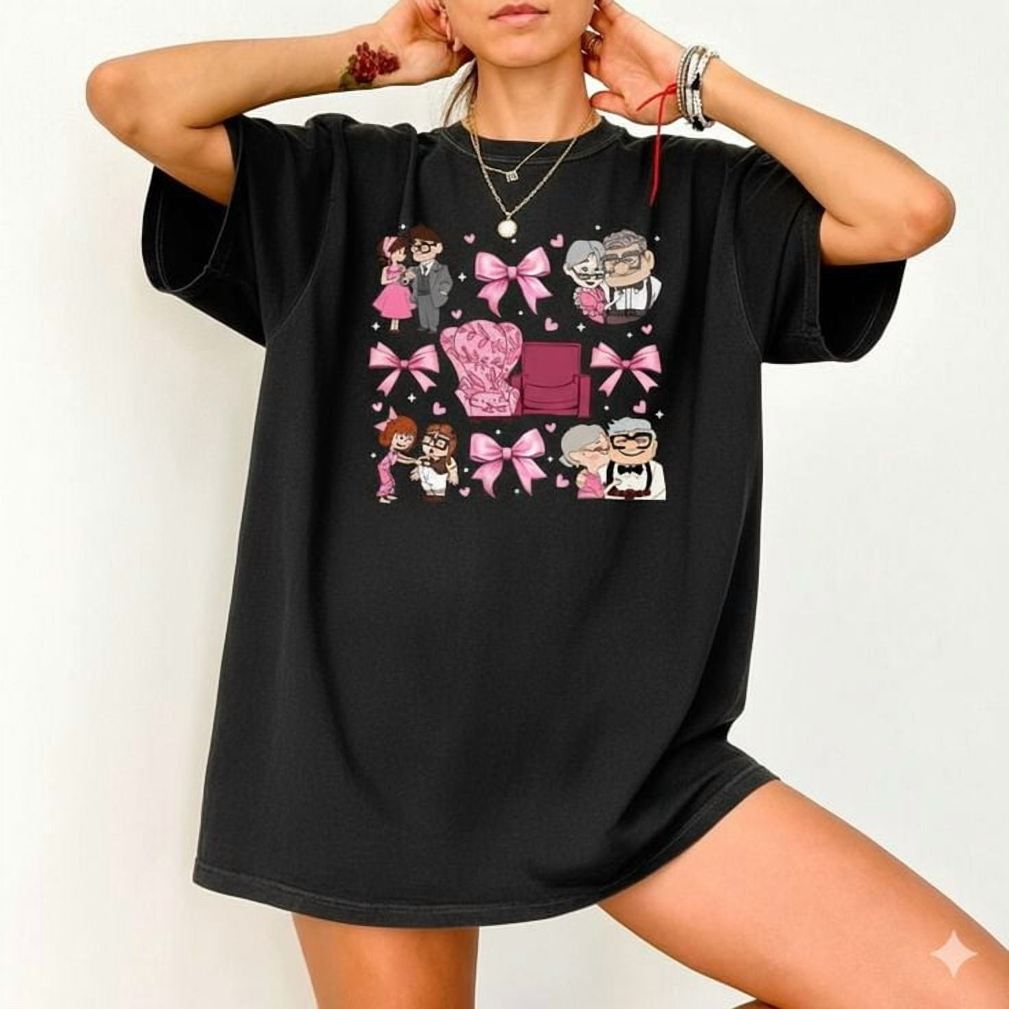 C.arl and E.llie Valentine Disney Up Movie Love Collage Shirt Romantic ...