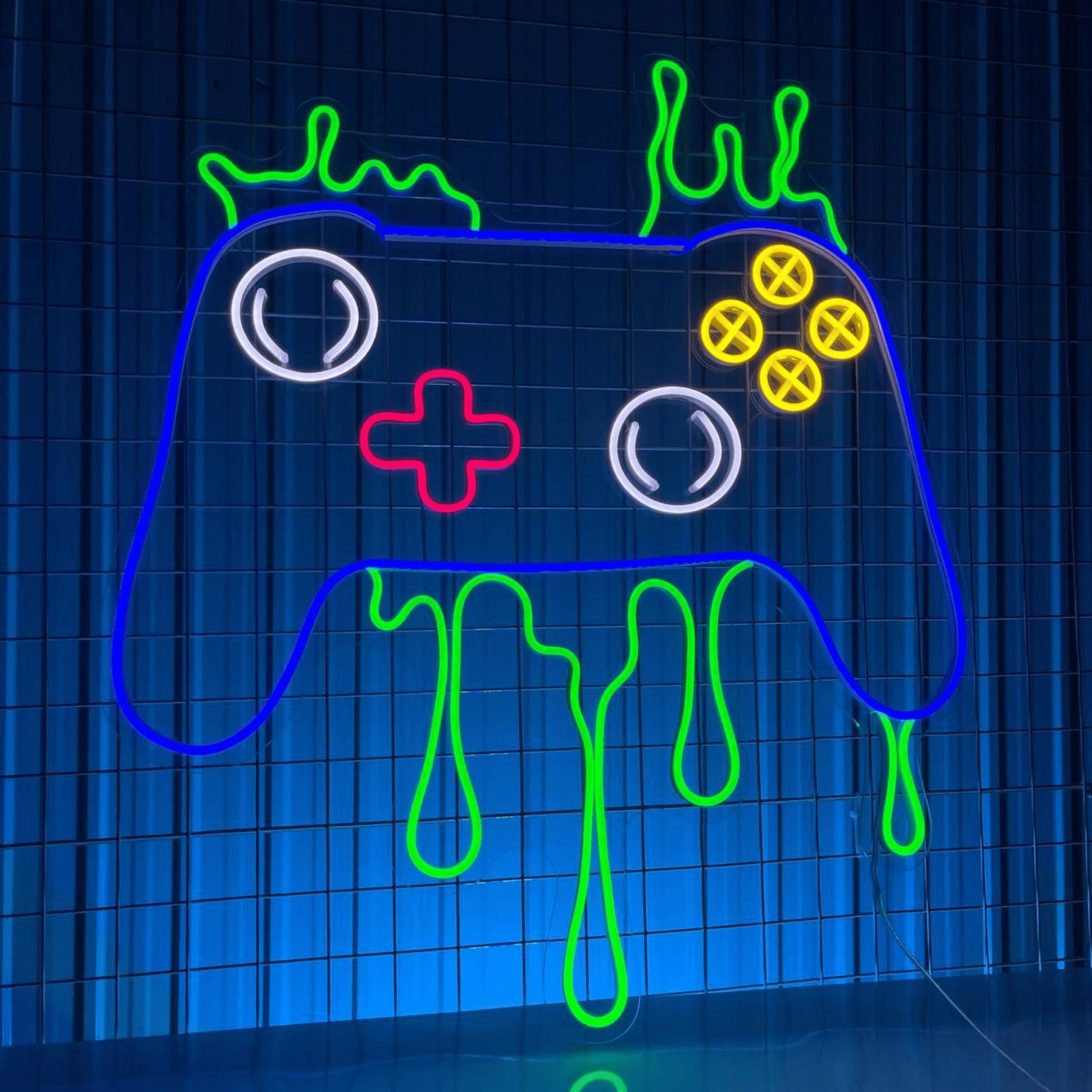 C-craft Colorful Game Room Neon Sign for Wall Bedroom Gaming Room Decor ...