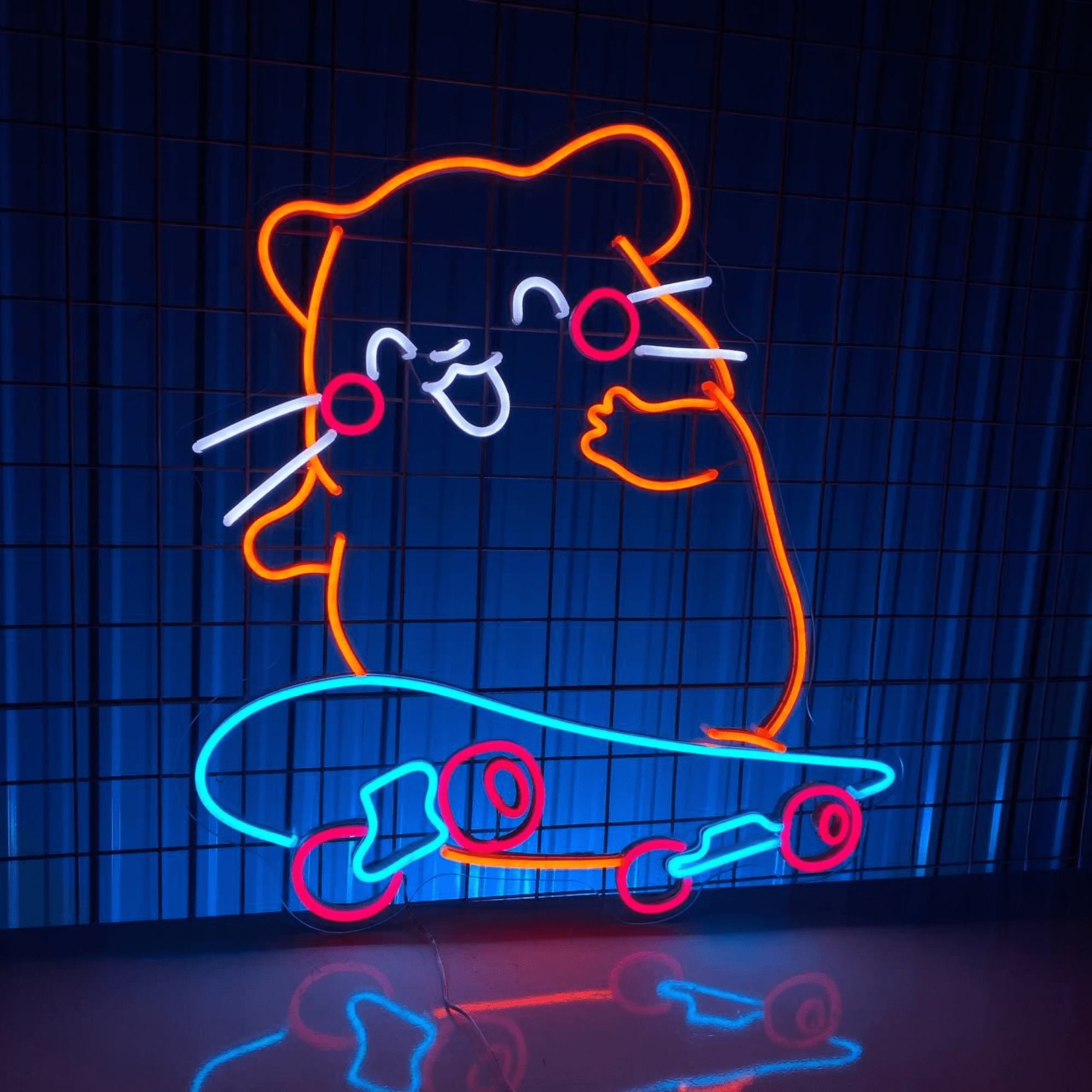 C-craft Guinea Pig Neon Sign Led Light Wall Art Living Room Wall Decor ...