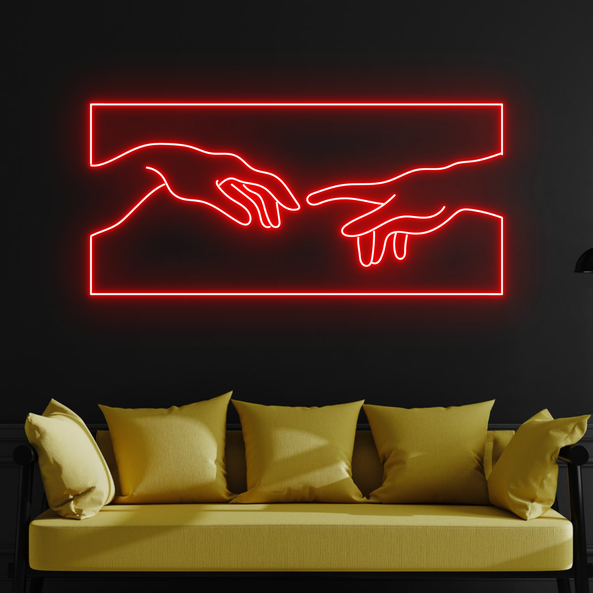 Galaxy Inspirational Wall Art LMAO sign language ASL hands Metal Wall ...