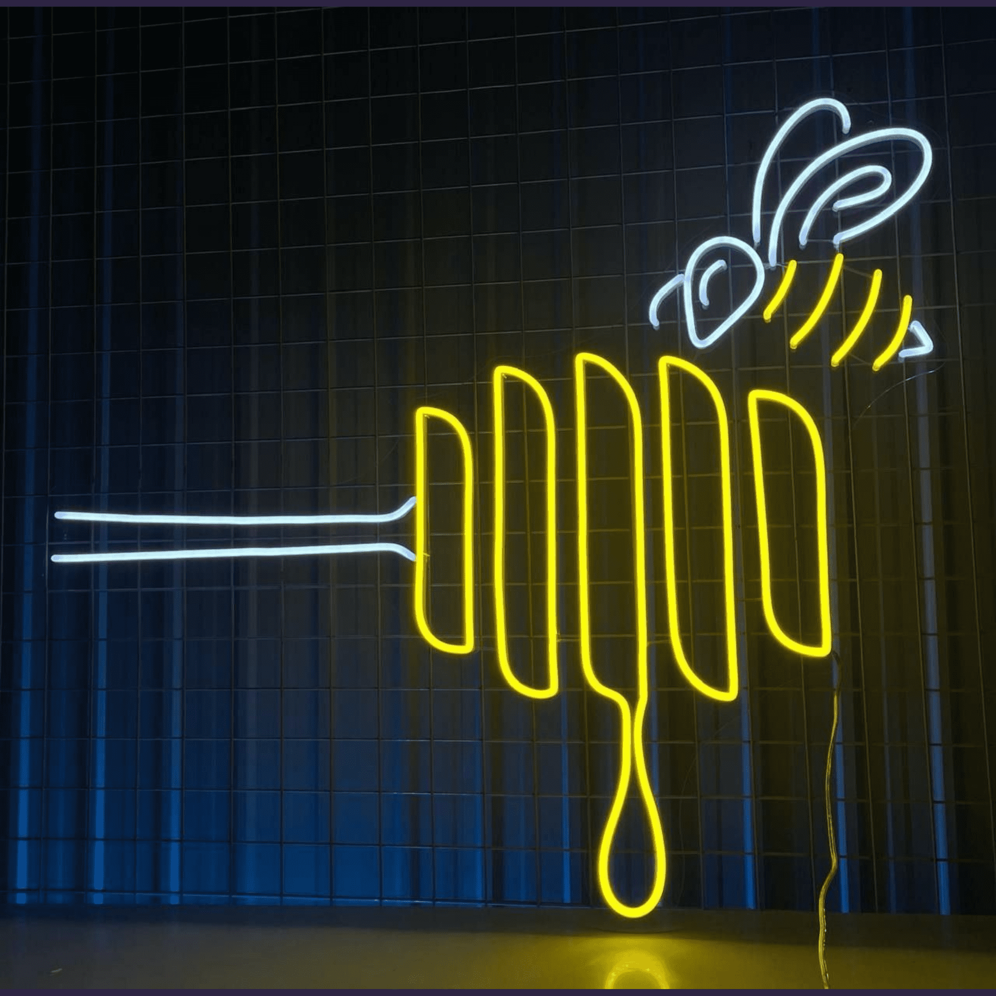 C-craft Illuminate Your Honey Store with a Sweet Honey Neon Sign ...