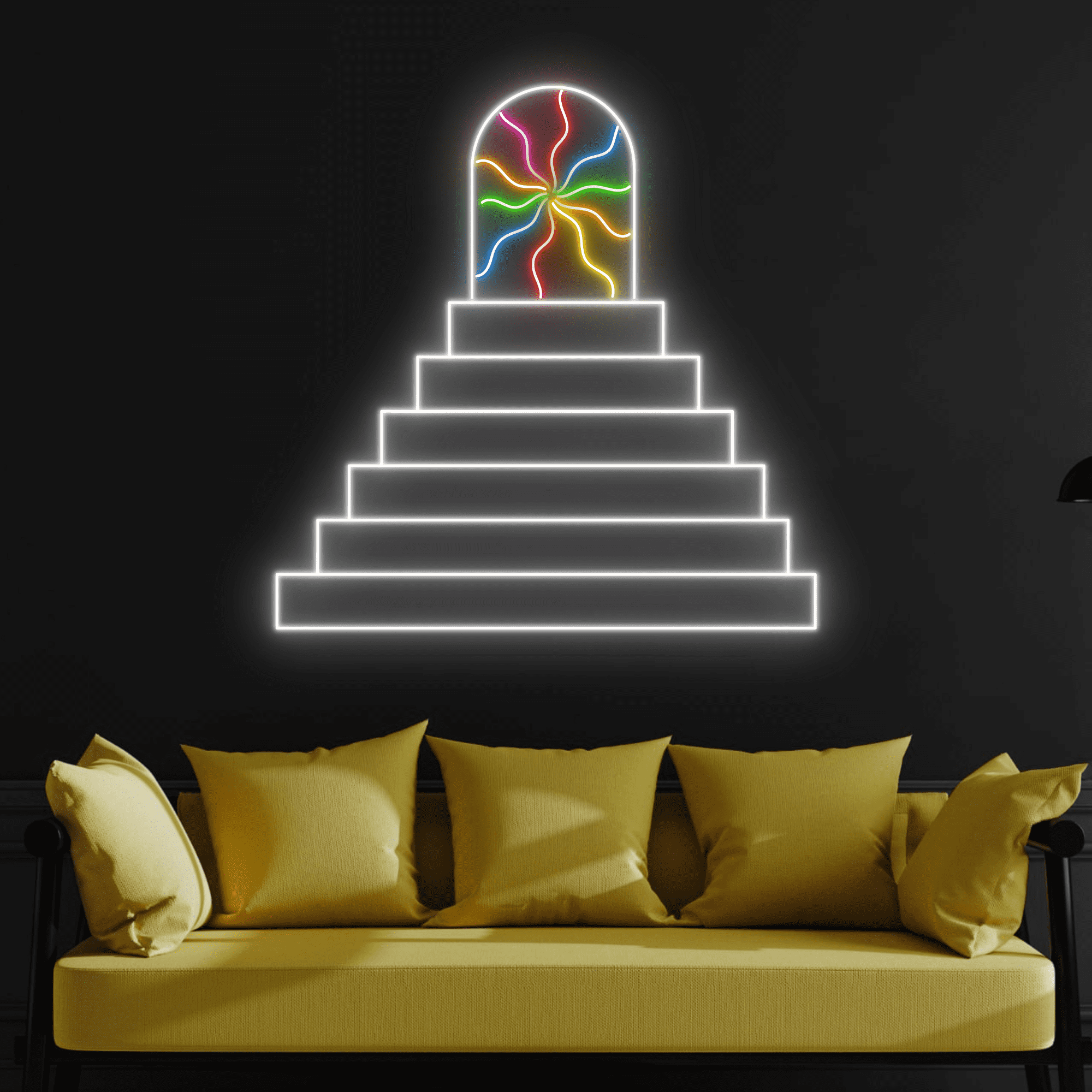 C-craft Stair Space Neon Sign Bedroom Wall Decor Wall Art Party ...