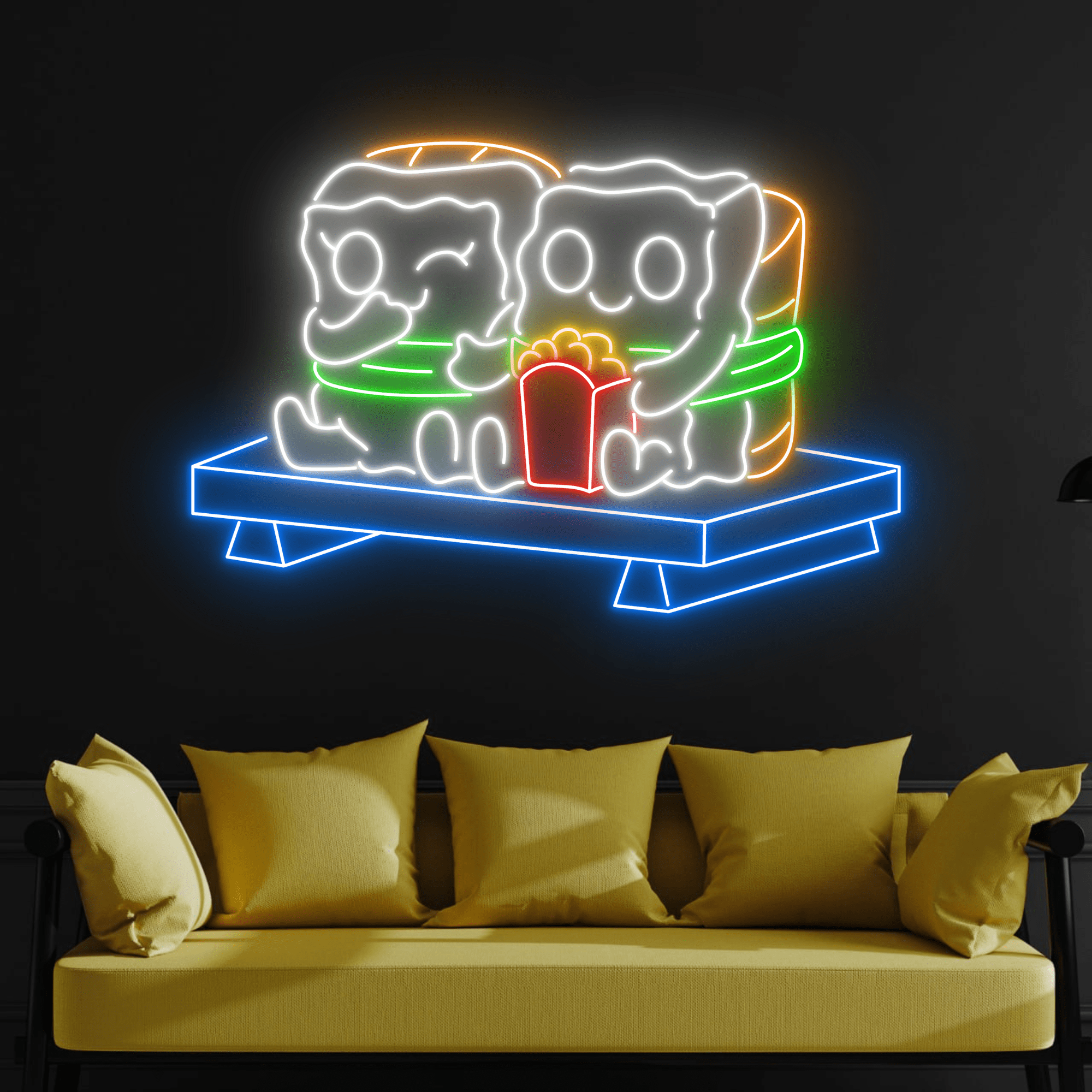 C-craft Sushi Neon Sign Food Japanese Led Light Party Decorations ...