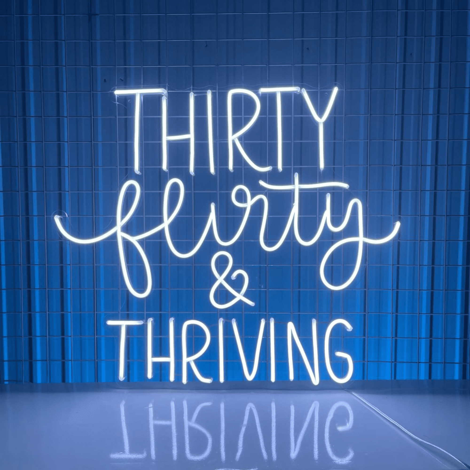 C-craft Thirty Flirty And Thriving Neon Sign Led Light for Party ...