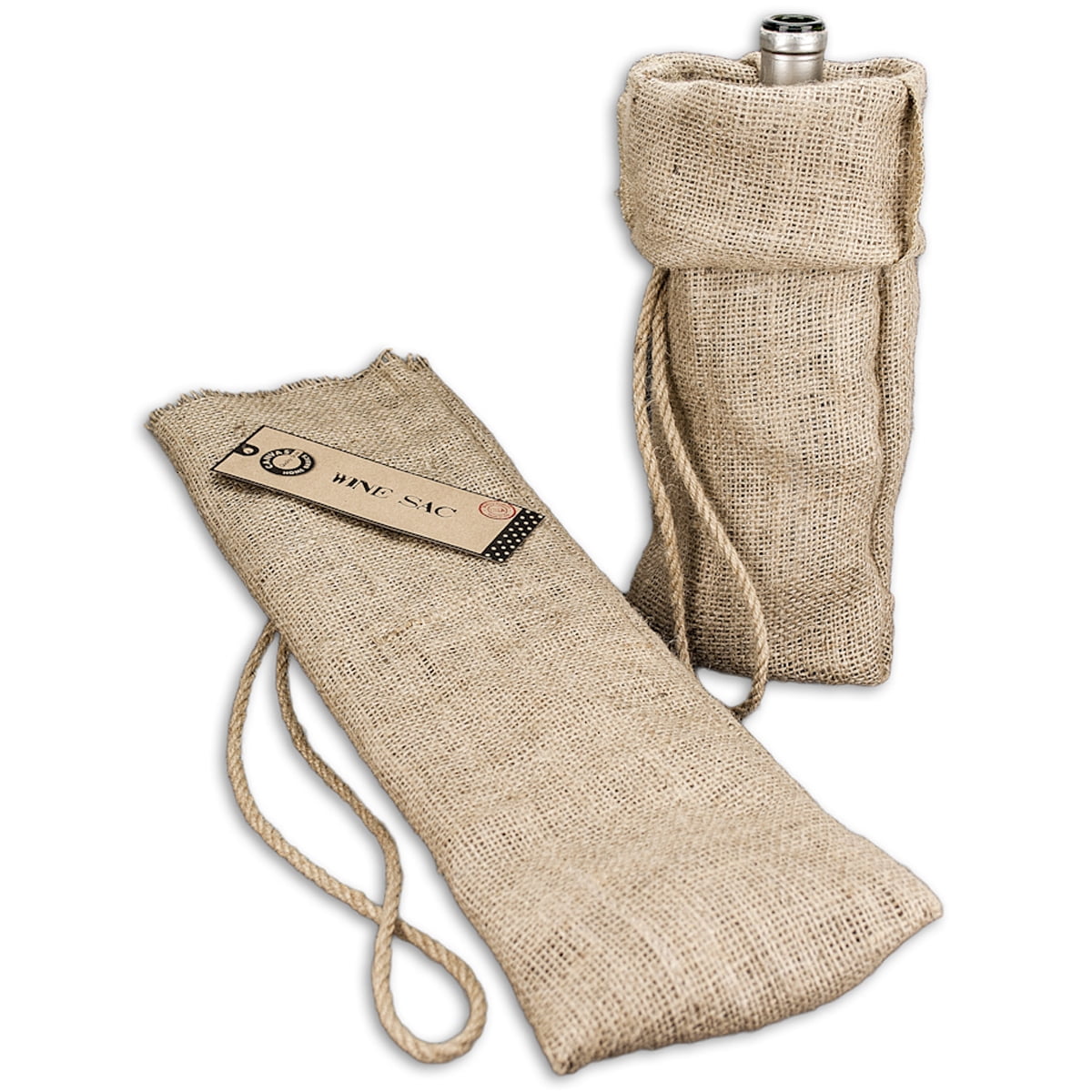C'est Joli! Canvas Corp Burlap Wine Sack, 6.5" x 19" - Walmart.com