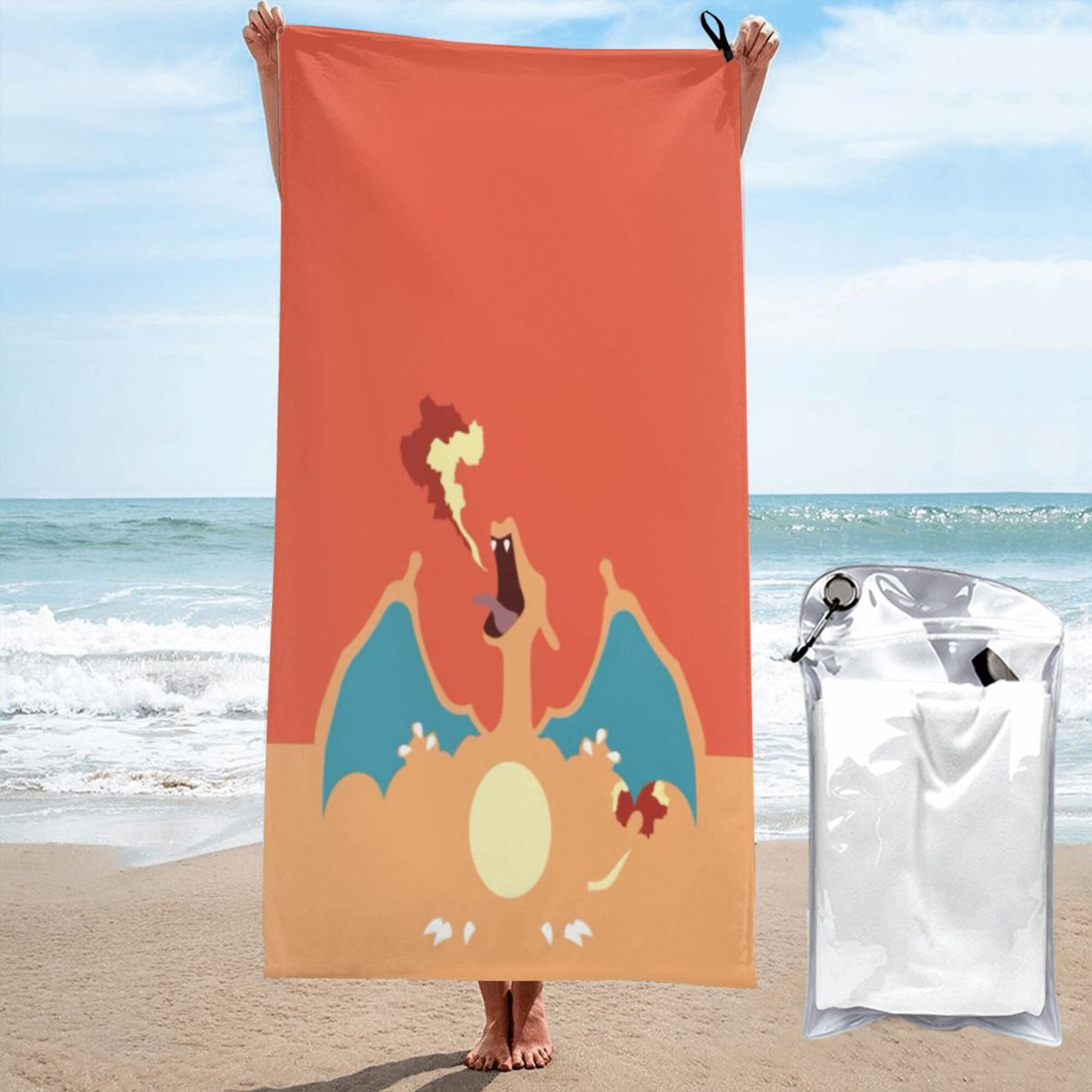 C-harmander Anime Microfibre Towel Bath Quick Drying Beach Towel Bath ...