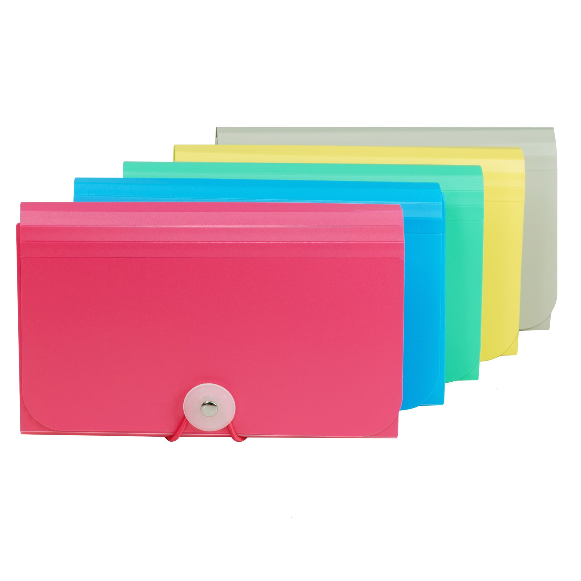 C-line 13-Pocket Coupon Size Expanding File (Color May Vary) (Set of 12 ...