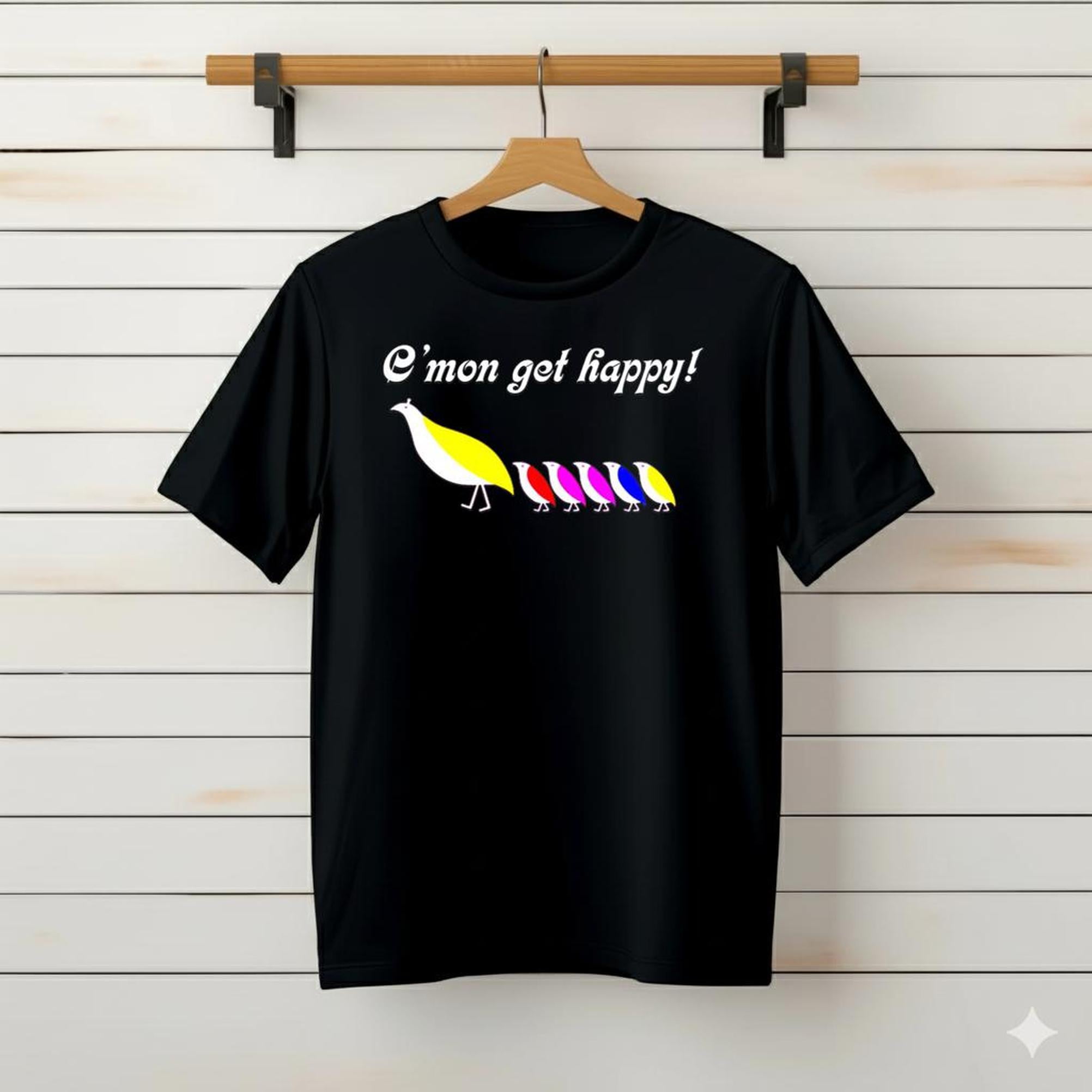 C'mon get happy The Partridge###TeaBagTeaHouse, Unsiex Shirt - Walmart.com