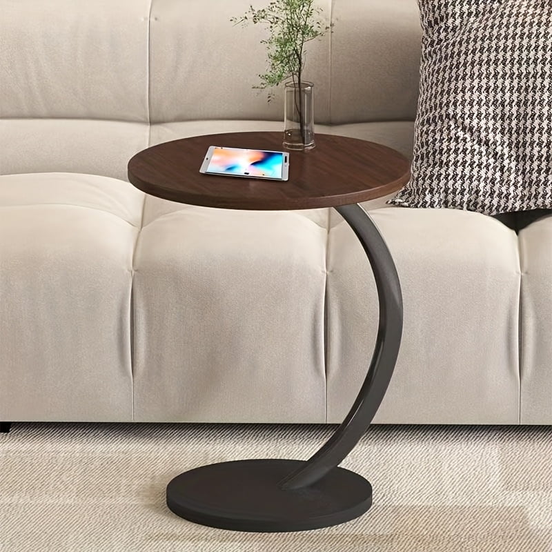 C-shaped Laptop Desk, Sofa Side Table, with A Stable Base, Space-saving ...