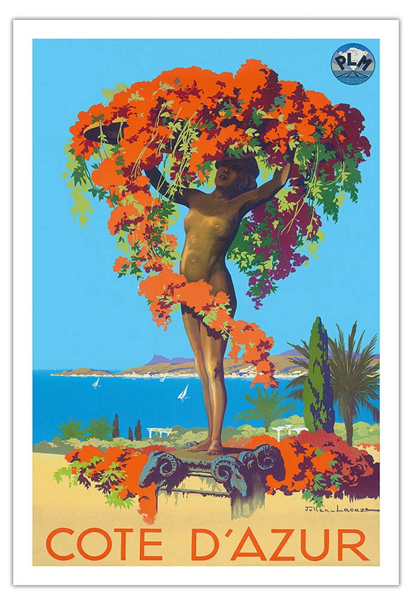 Côte d'Azur France - French Riviera - Chemins de fer de Paris-Lyon-Méditerranée Railway (PLM ...