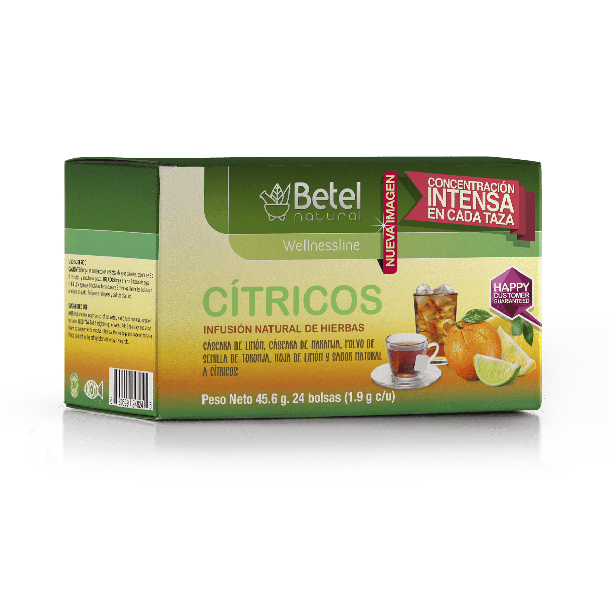 Cítricos infusión Infusión de hierbas naturales. Net Wt. 1.44 oz. 24 ...