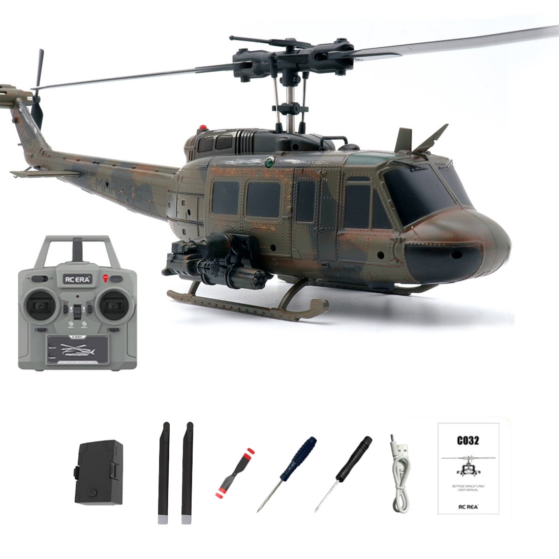 C032 6-Axis Gyro Flybarless RC Helicopter with One-Key Takeoff/Landing ...