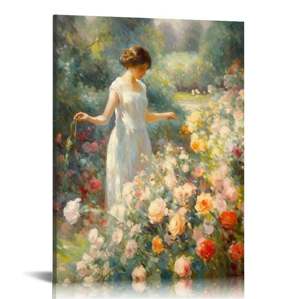 C04-GENYS Abbott Fuller Graves Art Print - Morning in The Garden Poster ...
