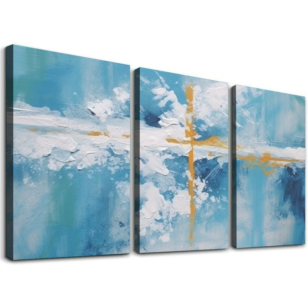 C04-GENYS Abstract Wall Art Canvas - Wall Decor Living Room Modern ...