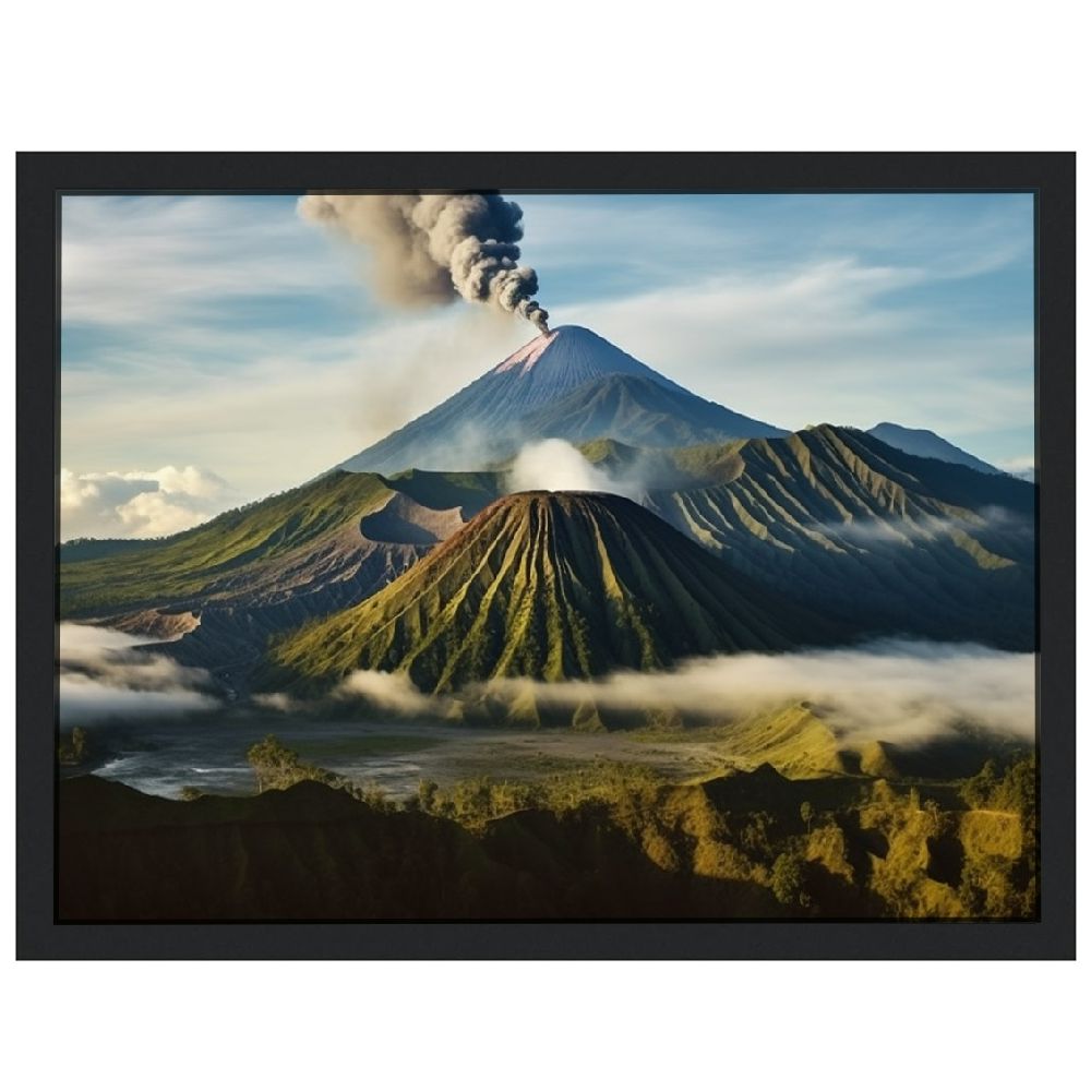 C04-GENYS Active Volcano Natural Scenery Volcano Eruption Magma Flow ...