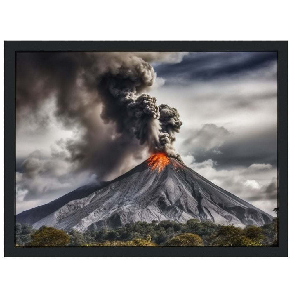 C04-GENYS Active Volcano Natural Scenery Volcano Eruption Magma Flow ...