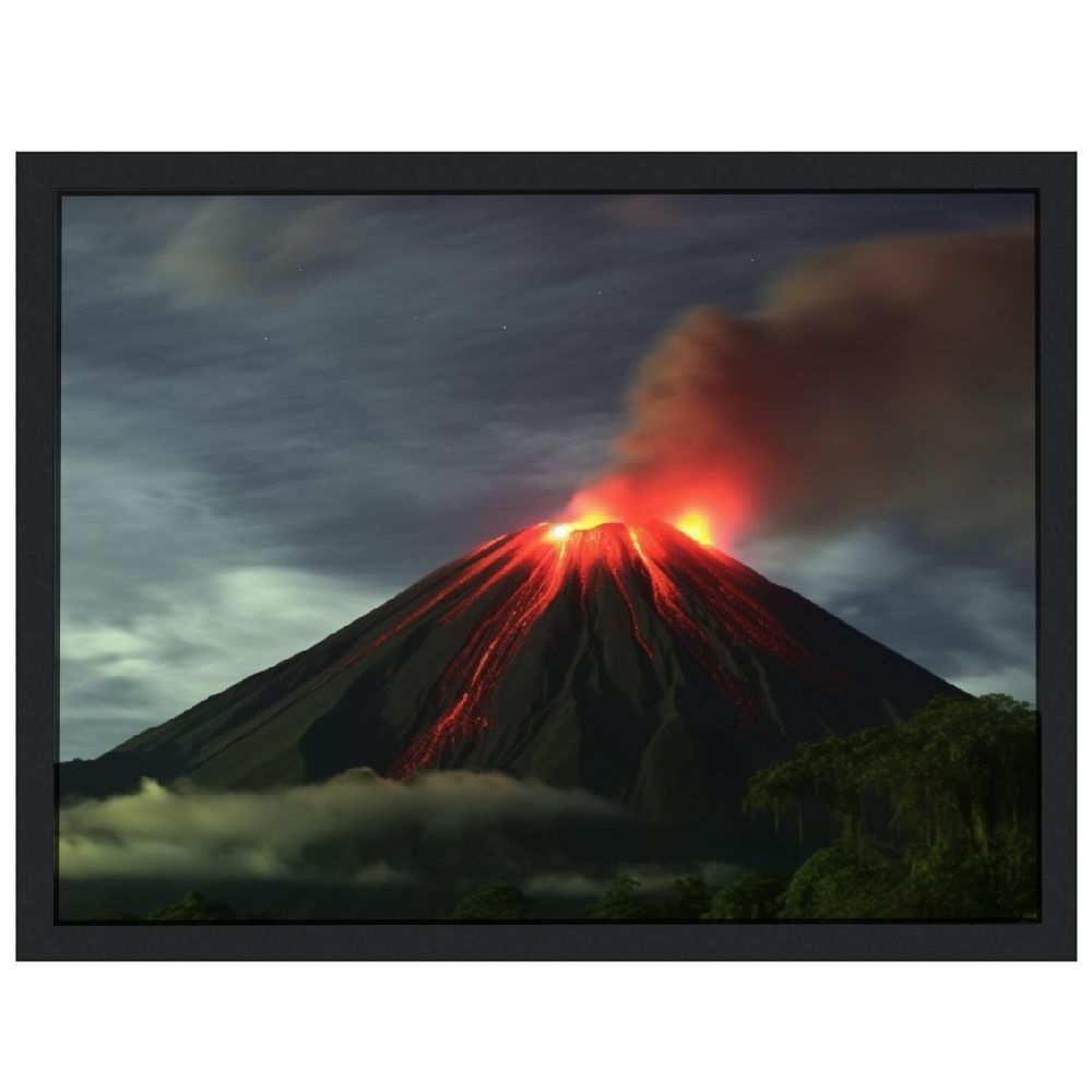 C04-GENYS Active Volcano Natural Scenery Volcano Eruption Magma Flow ...
