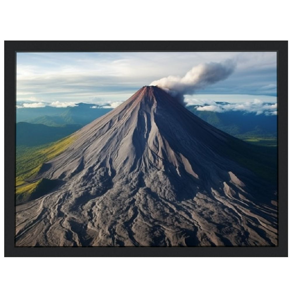 C04-GENYS Active Volcano Natural Scenery Volcano Eruption Magma Flow ...