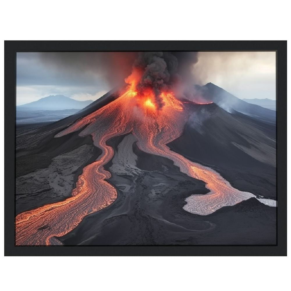 C04-GENYS Active Volcano Natural Scenery Volcano Eruption Magma Flow ...