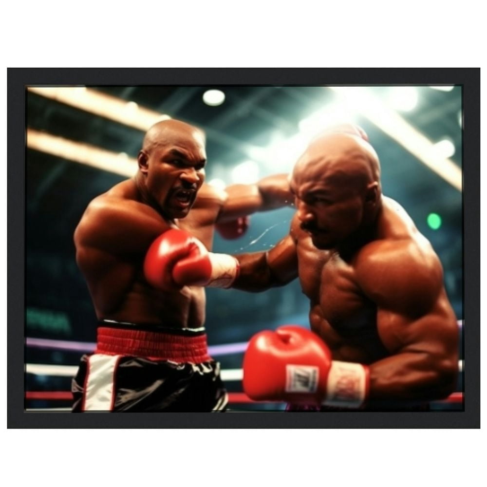 C04-GENYS Boxing Poster Decorative Painting Canvas Wall Art Living Room ...