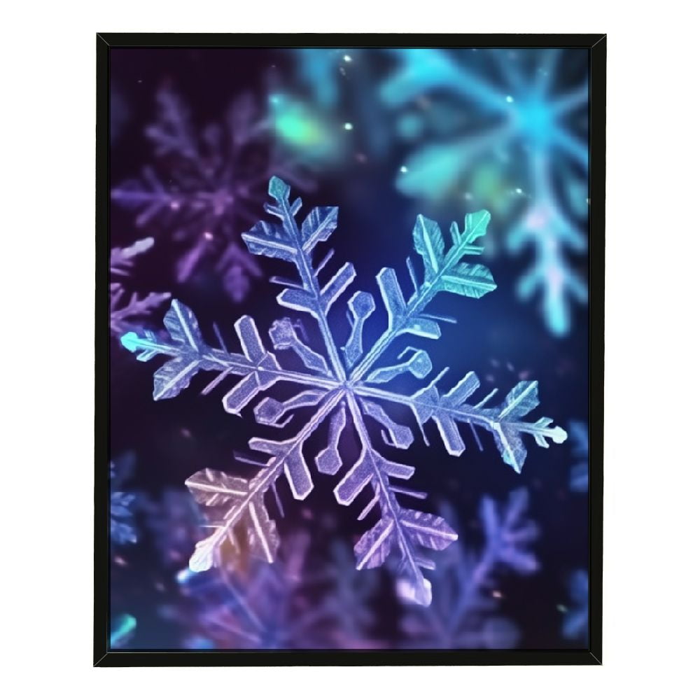 C04-GENYS Christmas Wall Art Canvas Painting Home Decor, A Colorful ...