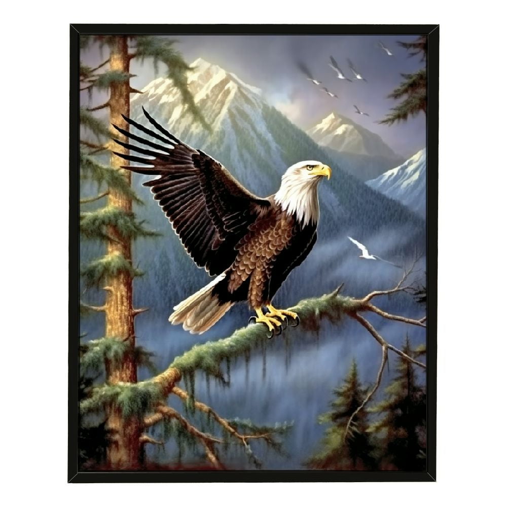 C04-GENYS Eagle Scripture Decor Wall Art Bible Verse Pictures Wall ...