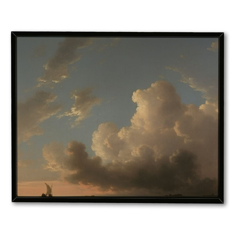 C04-GENYS Framed Canvas Print Wall Art Cloudy Retro Pastel Cloud ... C04-GENYS Framed Canvas Print Wall Art Cloudy Retro Pastel Cloud ...