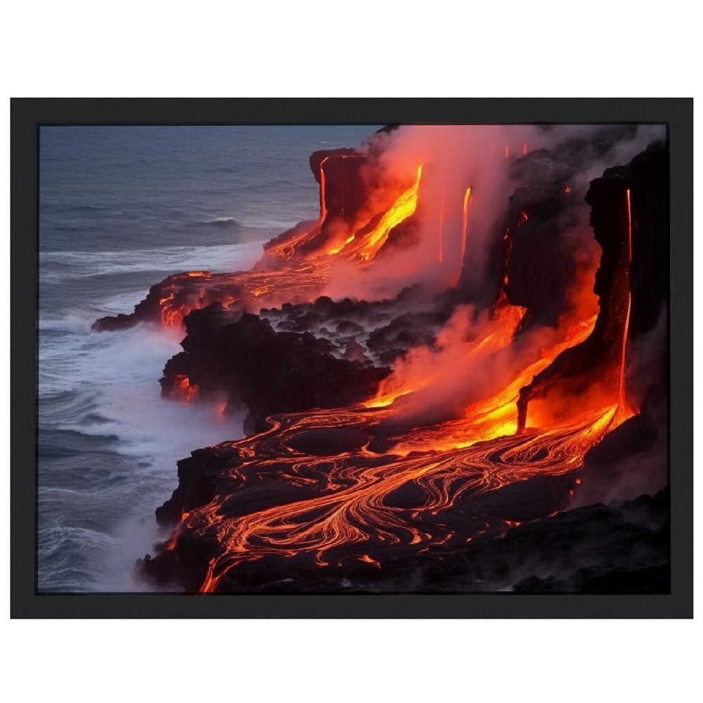 C04-GENYS Heavy Smoke Hawaii Kilauea Volcano Volcanic Eruption Lava ...