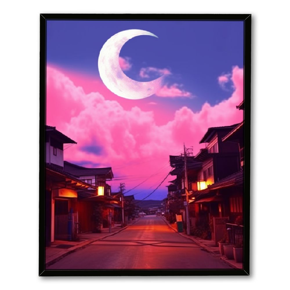 C04-GENYS Japan Art Posters Tokyo City Posters, Urban Landscape, Fuji ...