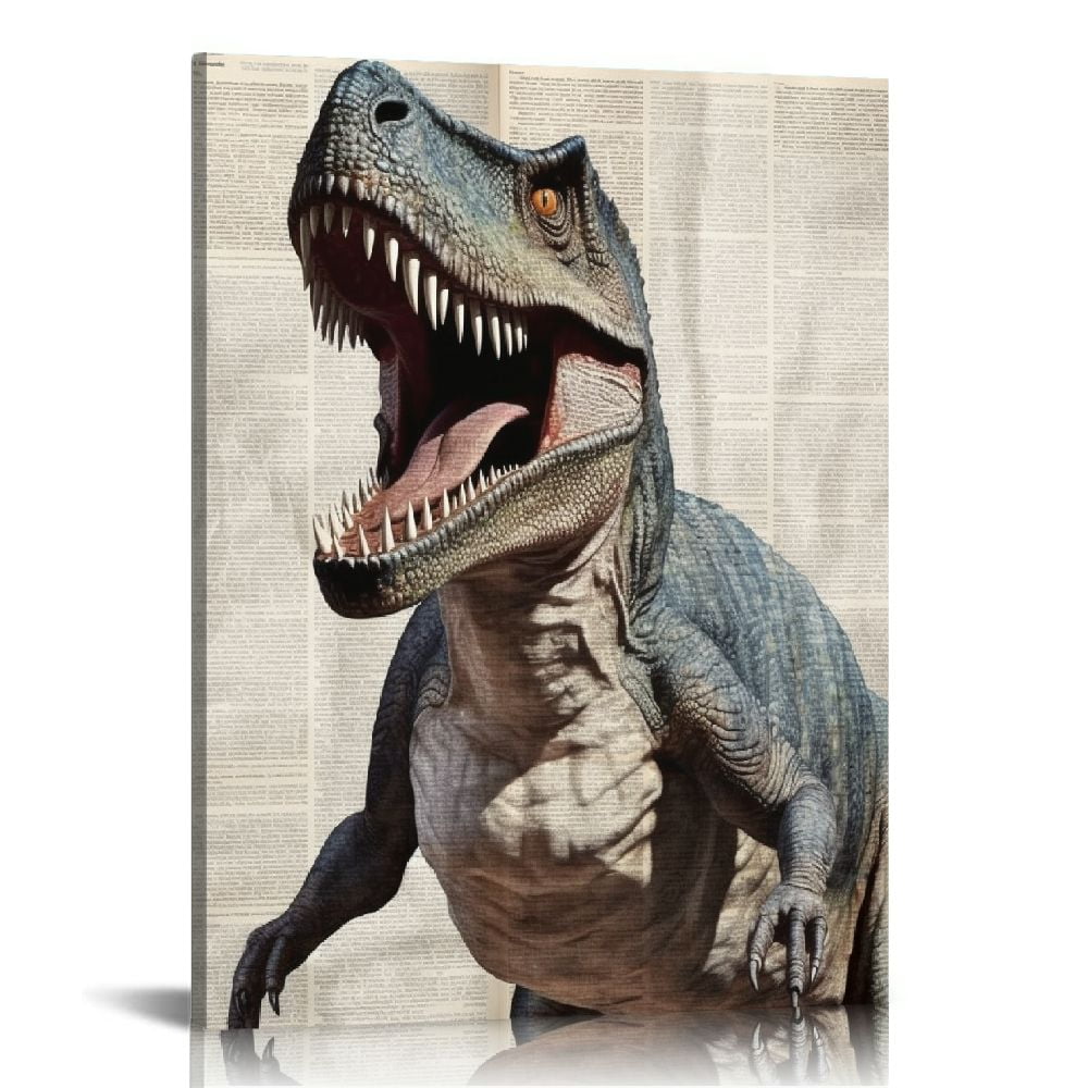 C04-GENYS Kids Dinosaur Wall Art - Dinosaur Wall Decor - Dinosaur Wall ...