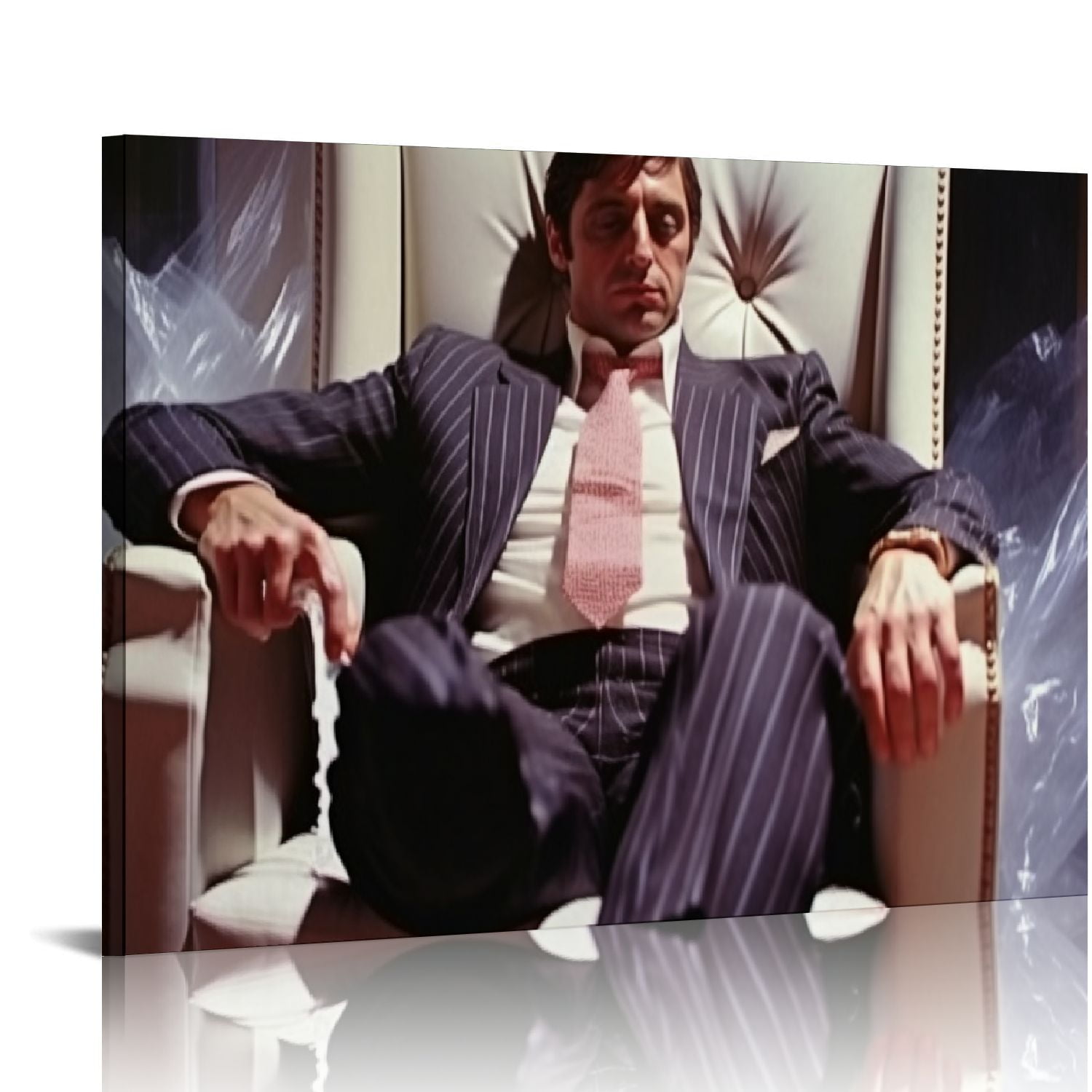 C04-GENYS Mafia Gangster Poster Decor Painting Canvas Wall Art Living ...