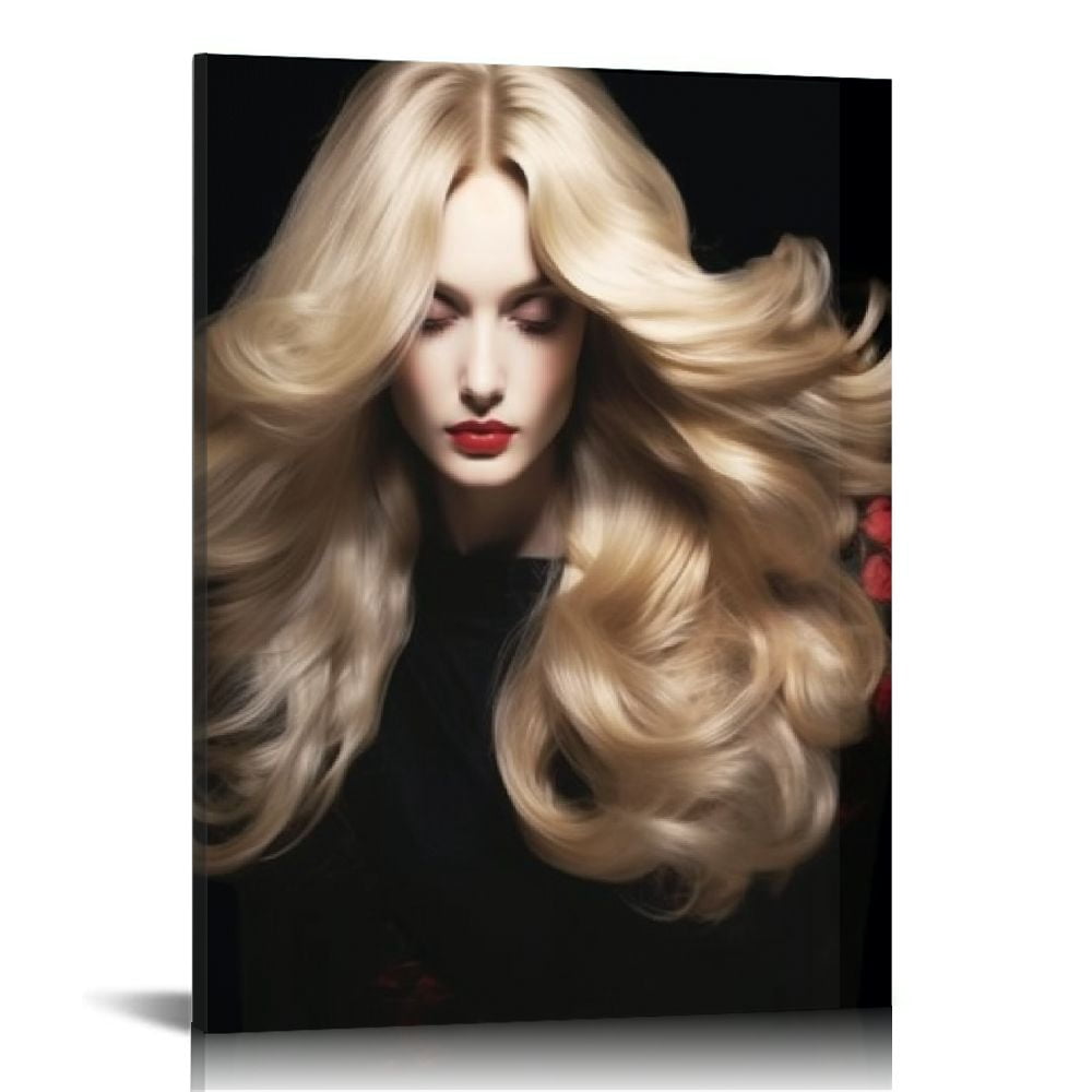 C04-GENYS Posters Long Hair Poster Hair Salon Hair Poster Beautiful ...