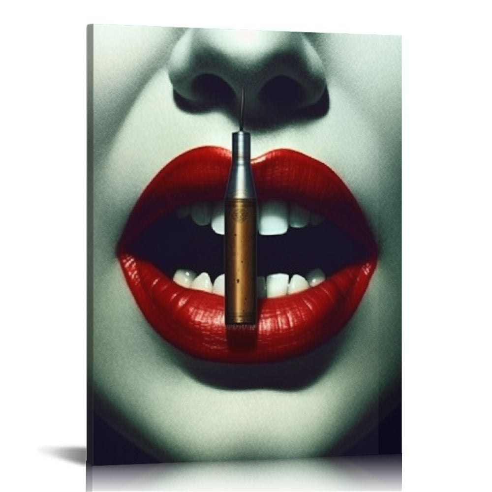 C04-GENYS Red Lips Series: 【Bite】-Spray Painting Core Modern Fashion ...