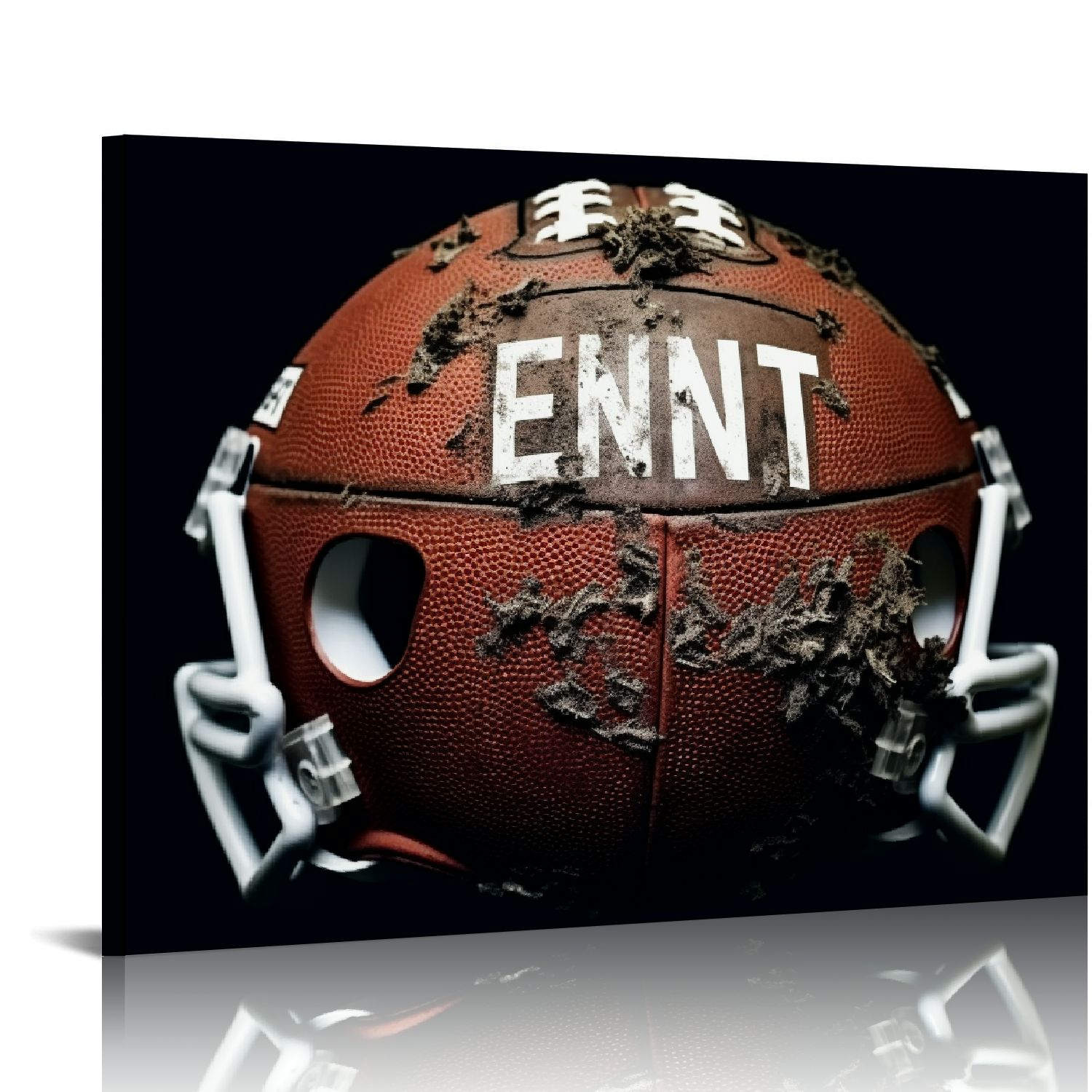 C04-GENYS Red Rugby Sport Poster Print Gym Wall Art,Inspirational ...