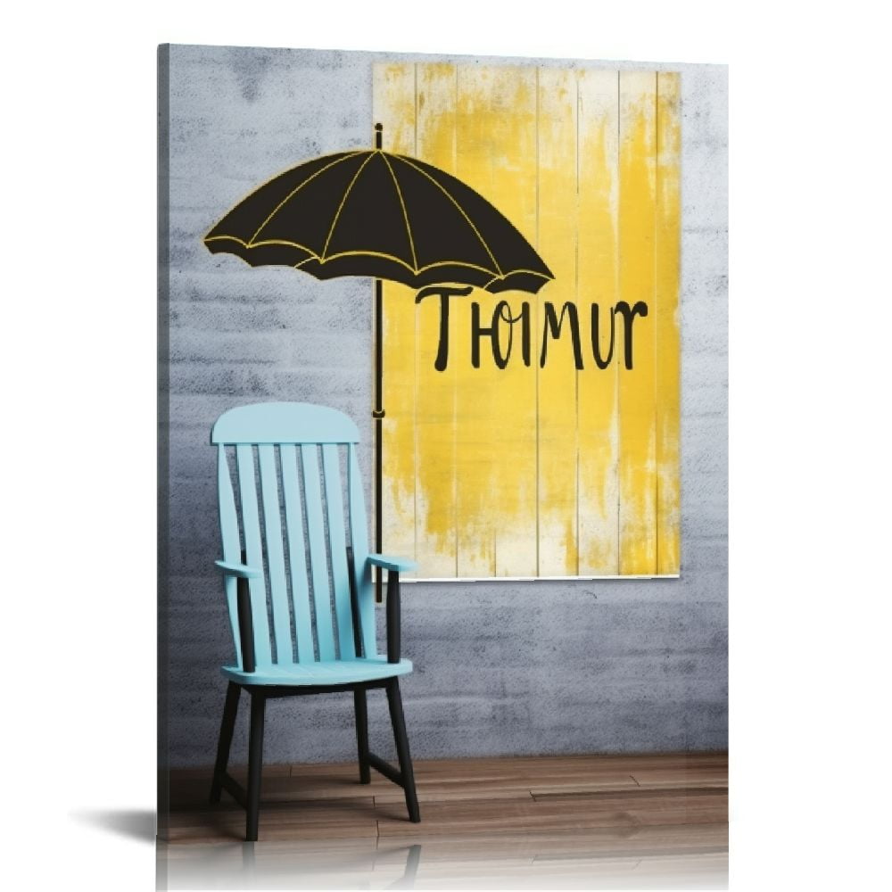 C04-GENYS Rustic Beach Wood Decor Sign, This is My Timeout Chair ...